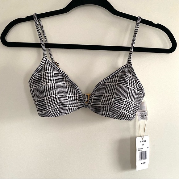 l*space | Swim | Lspace Helena Best I Ever Plaid Bikini Swim Top New ...